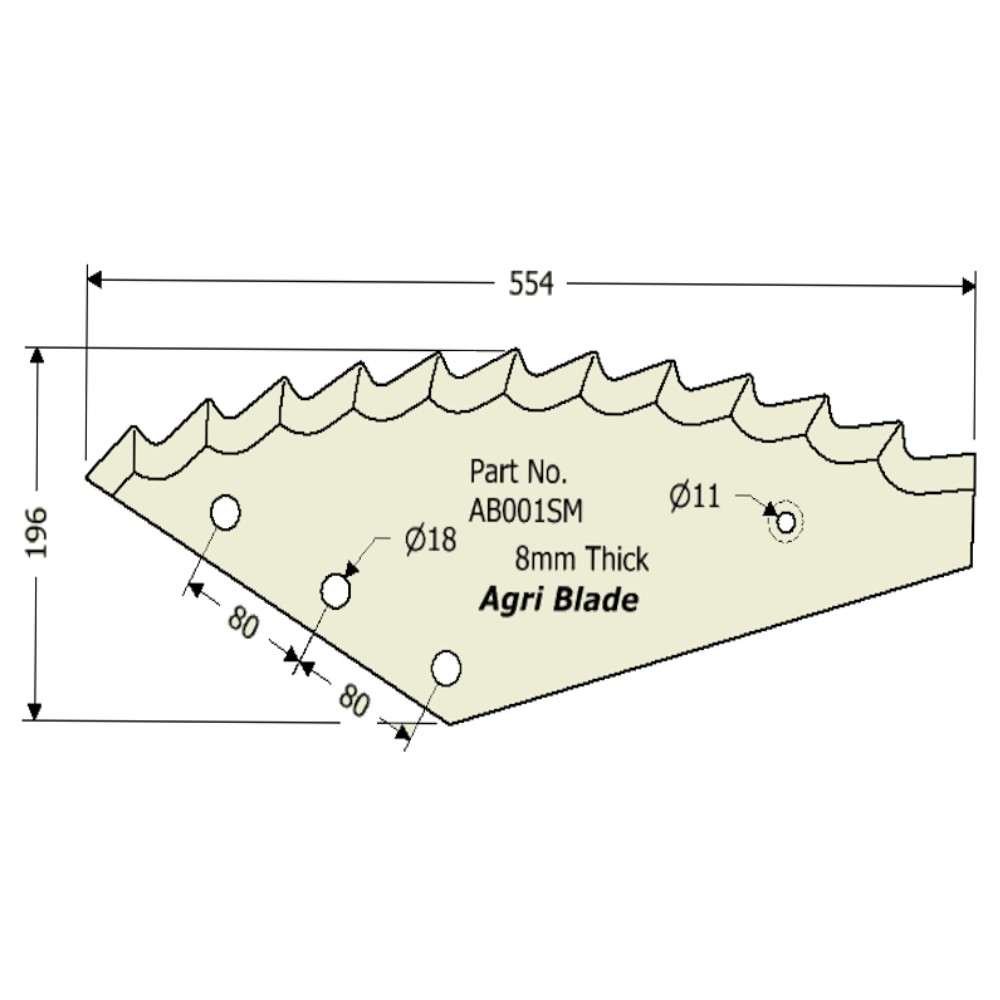 Feed Mixer Blade - AB001SM – Agri Blade